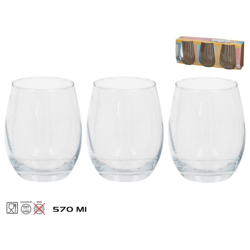 CONJUNTO 3 COPOS 570ML
